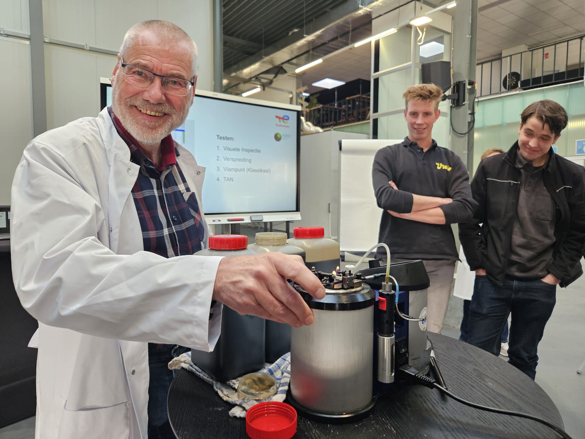 TotalEnergies Gastcolleges: Leerzame Olieanalyses bij Aeres Tech